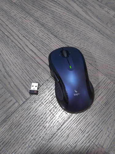 Deep Blue & Black Logitech M510 Wireless Laser Mouse with Reciever | eBay