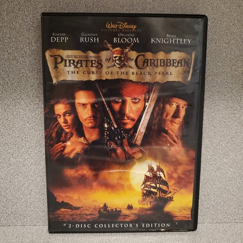 Pirates of the Caribbean: The Curse of the Black Pearl (DVD, 2003 ...