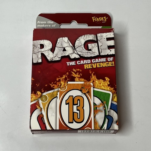 Rage Card Game Of Revenge Fundex 2010 Family Game Out Of Print NEW Open ...