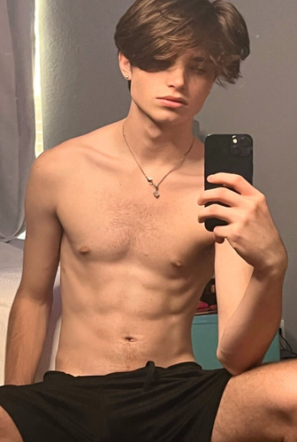 Shirtless Male Shaggy Long Hair Swimmers Body Lean Beefcake Jock Photo
