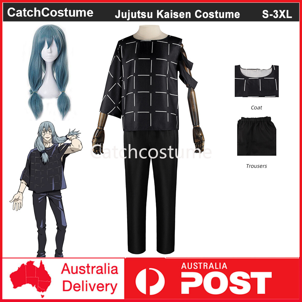Anime Jujutsu Kaisen Mahito Cosplay Costume Wig Halloween Party Outfits ...