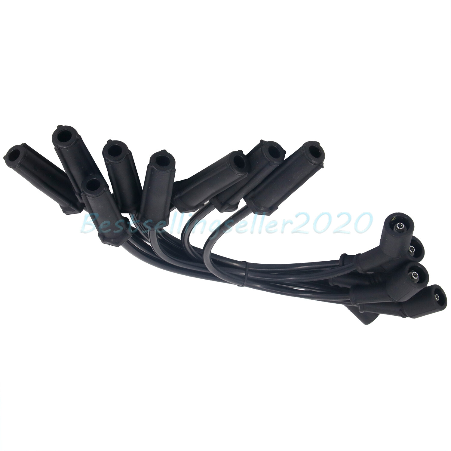 8Pcs 41-110 Spark Plug & 9748UU Wire Set Fit For Chevrolet GMC 4.8L 5 ...