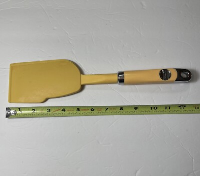 KitchenAid Yellow Long Head Mixer Jar Scraper Silicone Spatula Heat ...