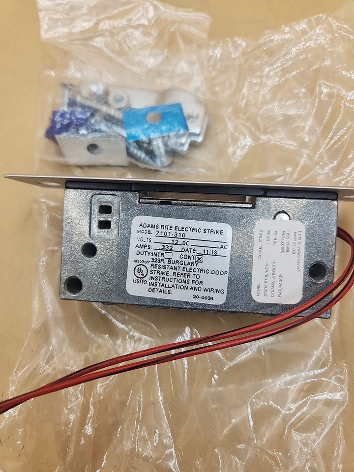 Adams Rite 7101-310 Electric Strike Assa Abloy New Open Box | eBay