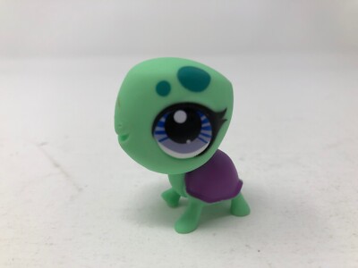 LPS Turtle With Purple Shell And Blue Eyes Hasbro Littlest Pet Shop | eBay