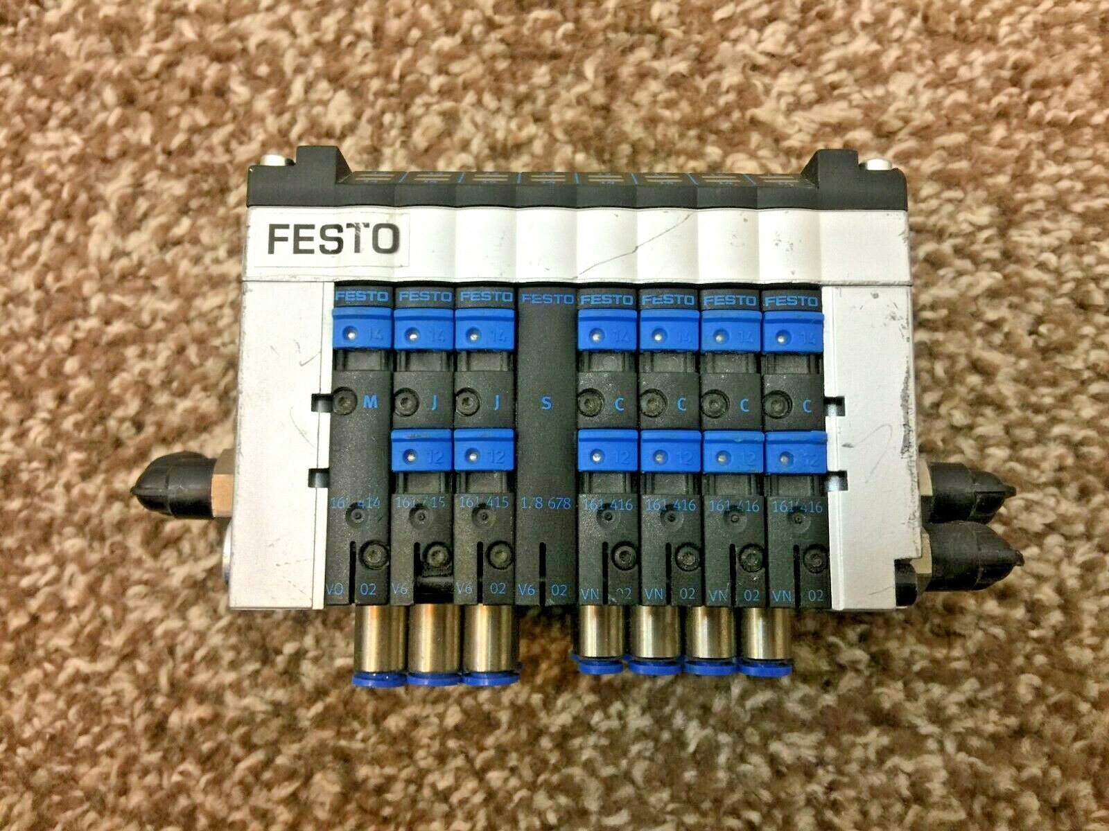 FESTO CPV 10-VI Pneumatic Valve Island Bundle 7 Valves CPV10🔥Fast ...