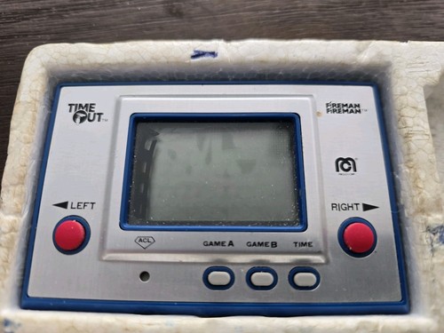 Mego Time Out Fireman Nintendo Game & Watch - Working W/ Instructions ...