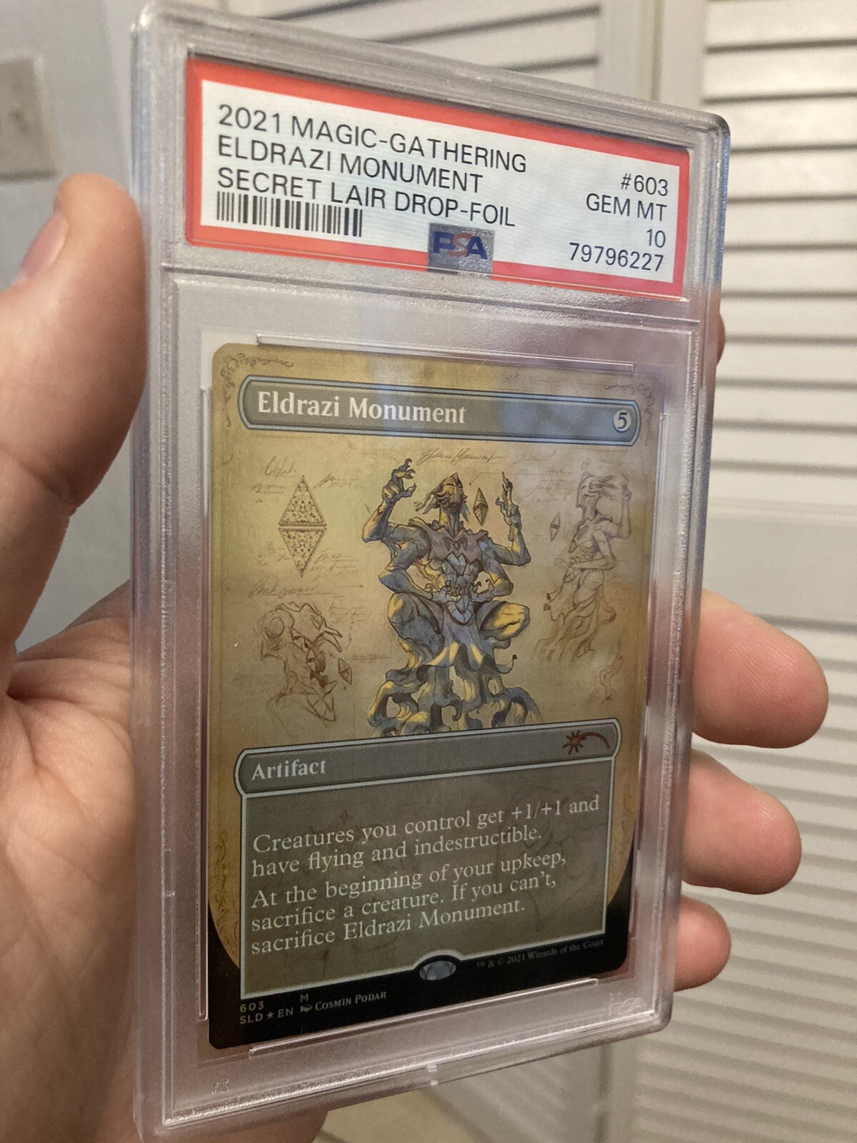 2021 MTG Secret Lair Eldrazi Monument Foil PSA 10 | eBay