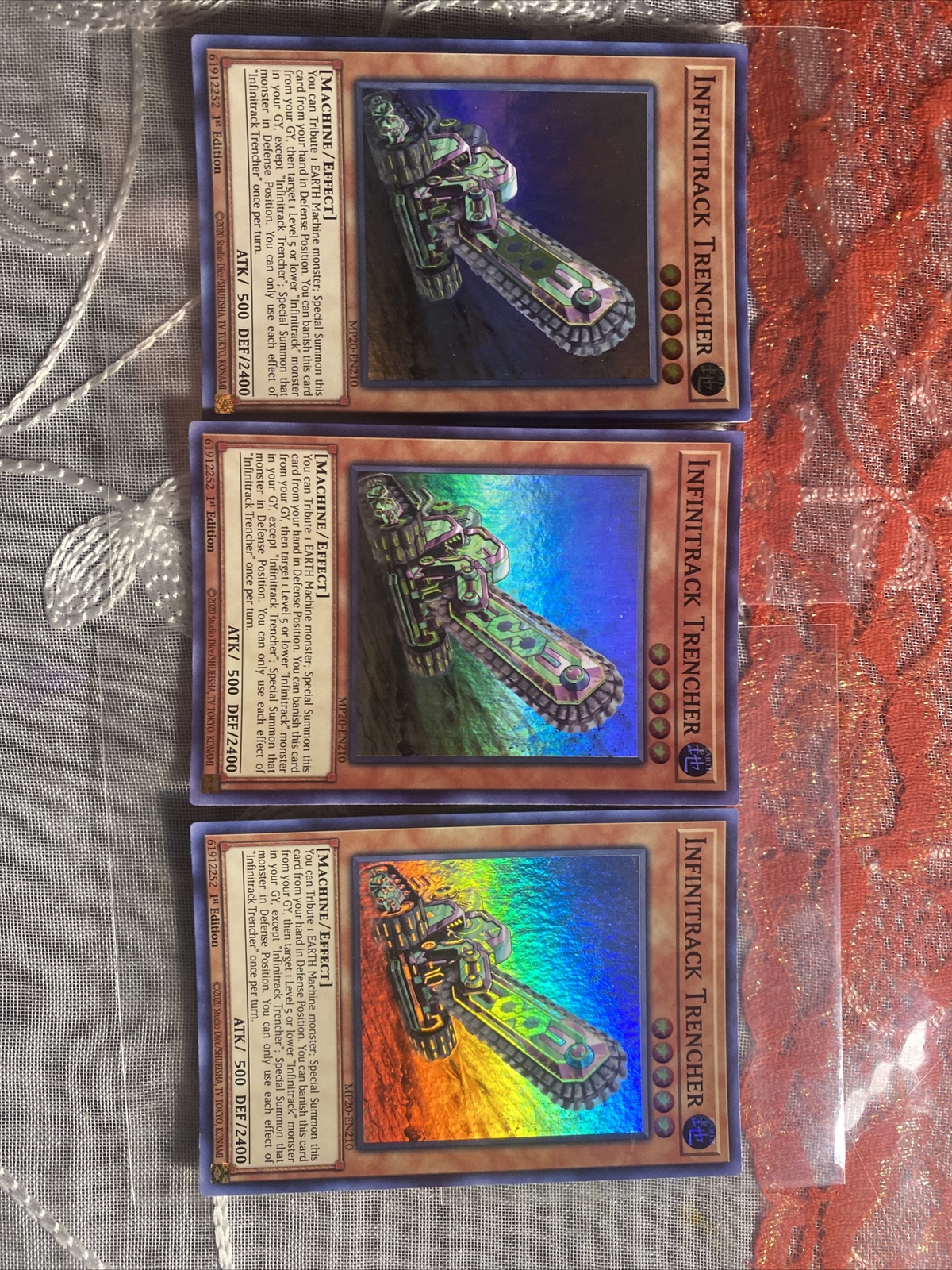 Infinitrack Trencher | Yu-Gi-Oh! MP20-EN210 Super Rare 1st Edition LP ...