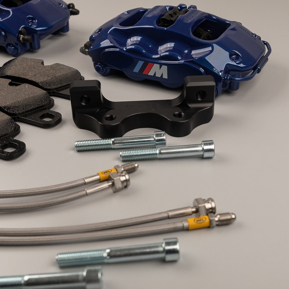 Big brake upgrade BMW X5 X6 F15 F16 Front & rear Brembo 4 pot, lines to ...