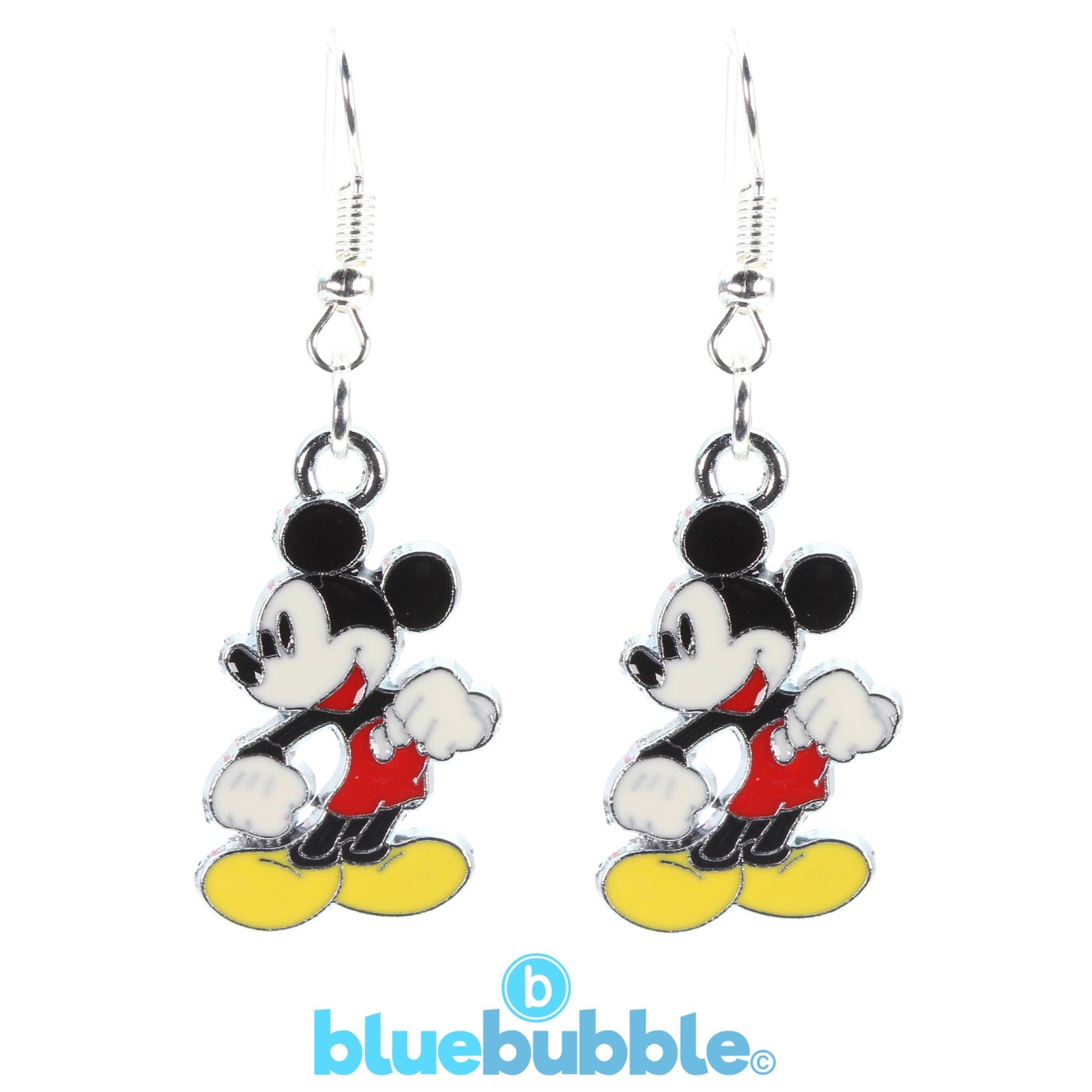 FUNKY MICKEY MOUSE EARRINGS RETRO KITSCH CUTE KAWAII CARTOON COOL ...