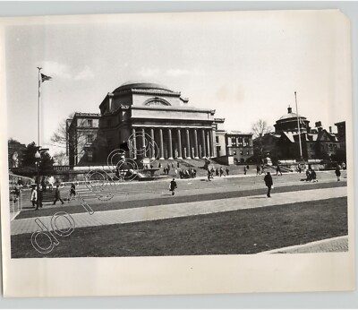 COLUMBIA University Campus NEW YORK CITY 1950s Press Photo Architecture ...