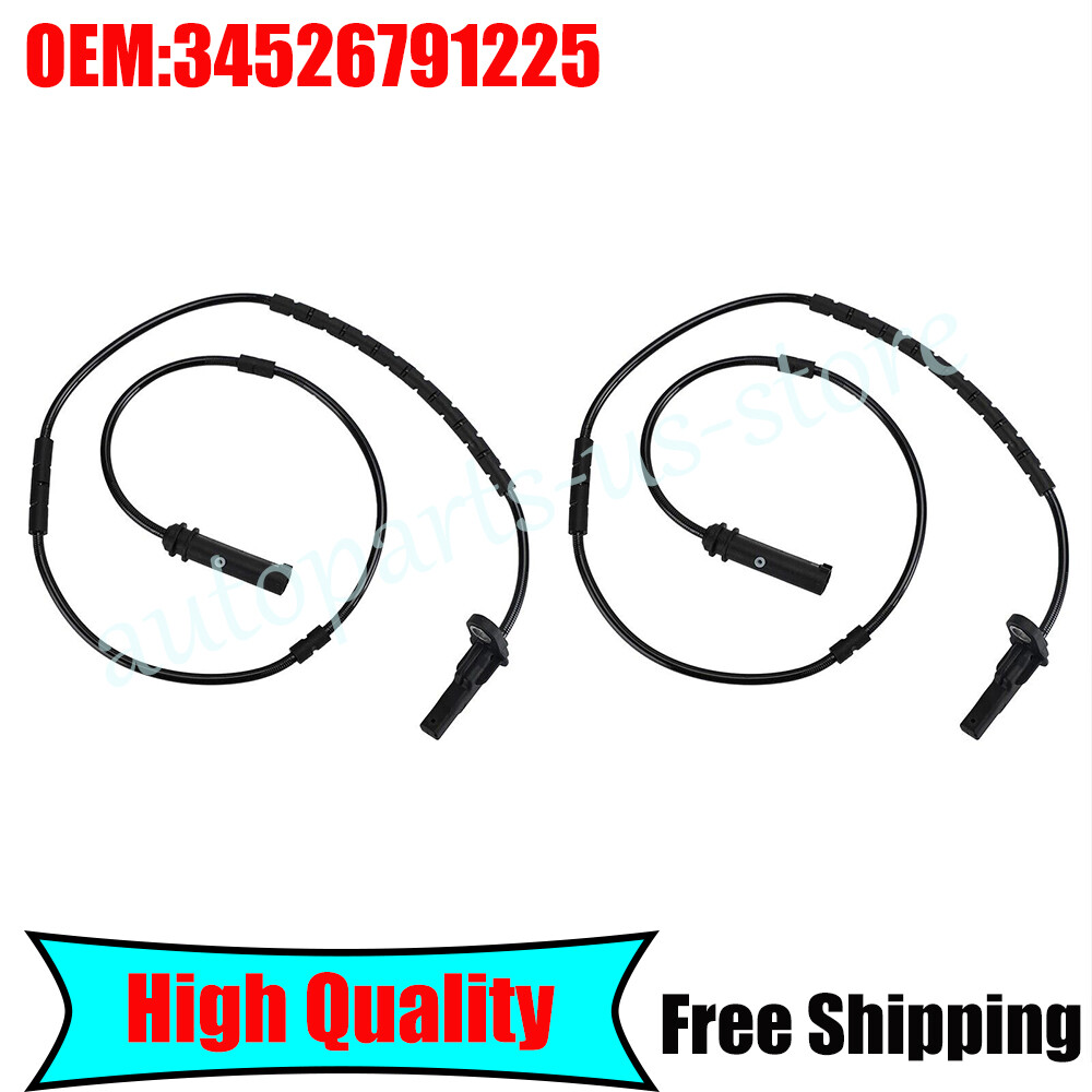 2PCS Rear ABS Wheel Speed Sensor For BMW F22 F23 F30 F32 F33 F36 ...