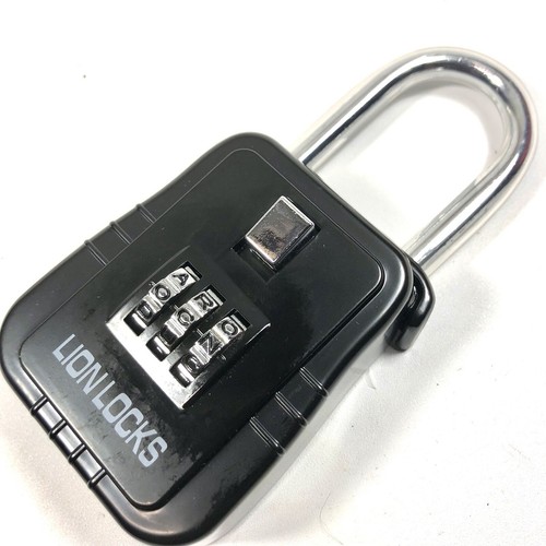 Lion Locks Lock Box With Code For Keys Outdoor Realtor Lock New 3 Digit ...