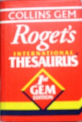 Collins Gem Roget's International Thesaurus (C... by Roget, Peter Mark Paperback | eBay