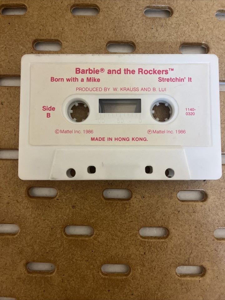 Vtg Barbie And The Rockers Cassette Tape 1986 Mattel Retro Music ...
