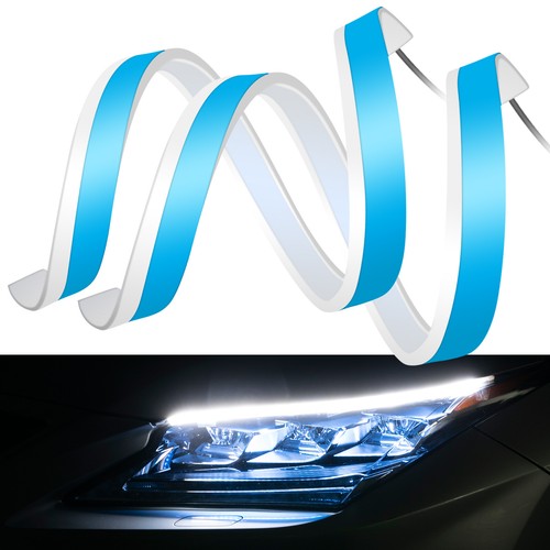 2x 45cm Sequential LED Strip Indicator Turn Signal DRL Running Lights ...