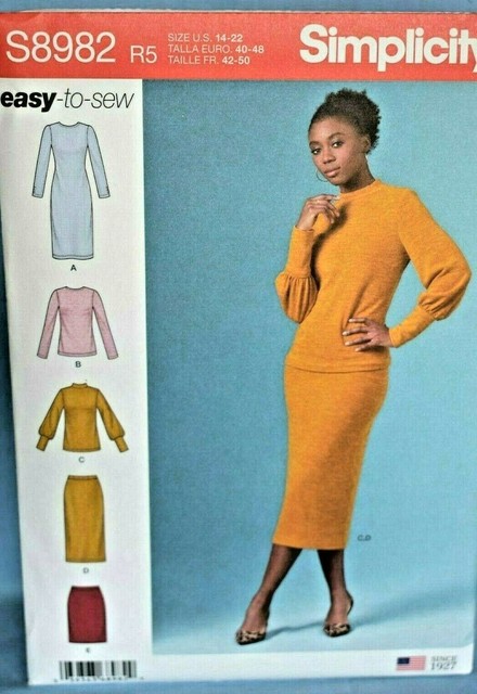 Simplicity Pattern S8982 Sizes 14 - 22 Uncut for sale online | eBay