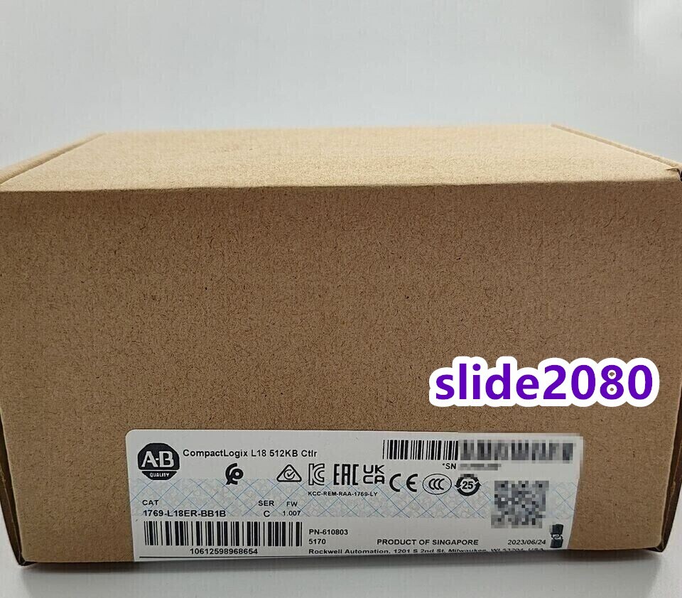New Factory Sealed AB 1769-L18ER-BB1B SER C CompactLogix L18 512KB ...