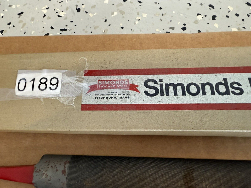 New Simonds 14” Half Round File, Smooth, 32600 | eBay