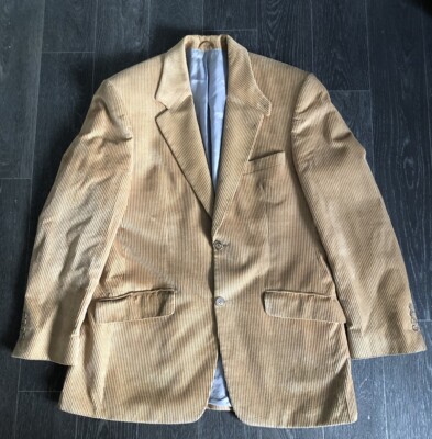 Mario Barutti Ribbed Blazer Men’s Lined Corduroy Bamboo Blend 38R VGC ...