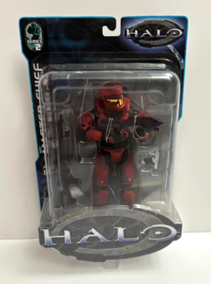 Halo Series 2 Red Master Chief Joyride Studios 2003! NEW! NEVER OPENED ...