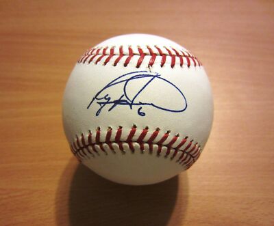 Philadelphia Phillies Ryan Howard Signed OMLB Baseball COA | eBay