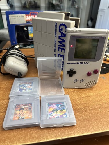 Original Gameboy Console With four Games Working and Nexoft case | eBay