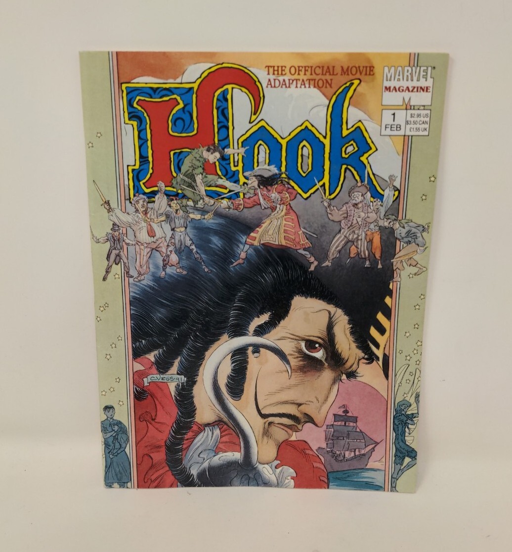1991 Hook Movie Official Movie Adaptation Marvel Comics | eBay