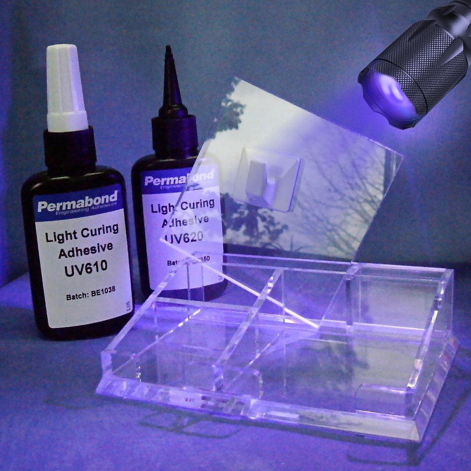 UV 365nm and 395nm Flashlight, UV Blacklight for UV Glue Curing,Rocks ...