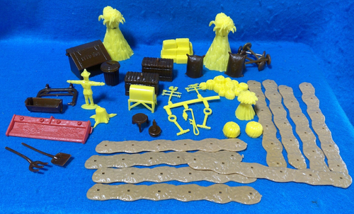Marx Reissue Farm Accessory Group (54MM) 45 Pieces, Toy Soldiers | eBay