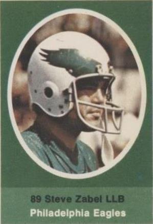 1972 Sunoco NFL Action Player Stamps - Steve Zabel (RC) for sale online ...