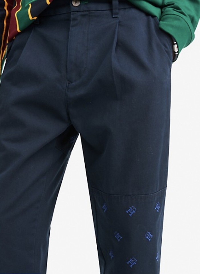 TOMMY HILFIGERTOMMY X ANTHONY RAMOS MONOGRAM CHINO 33w X 32L | eBay