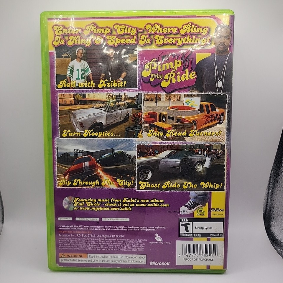Pimp My Ride (Microsoft Xbox 360, 2006) 47875752955 | eBay