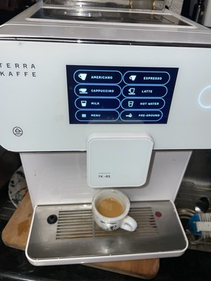 Terra Kaffe TK-01 Super Automatic Espresso Machine W/ Milk Frother ...