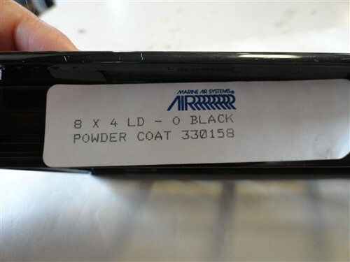 MARINE AIR SYSTEMS ALUMINUM VENT 330158 BLACK 8 7/8" X 4 7/8" BOAT | eBay