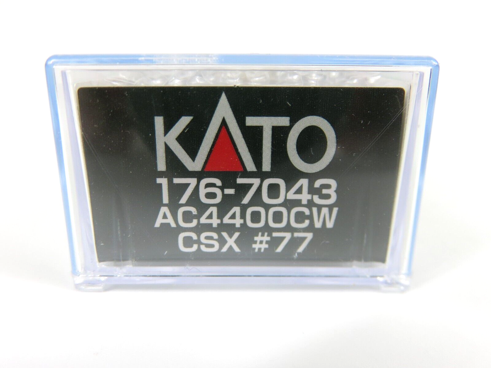Kato 176-7043 N Scale CSX Transportation GE AC4400CW Diesel Locomotive ...