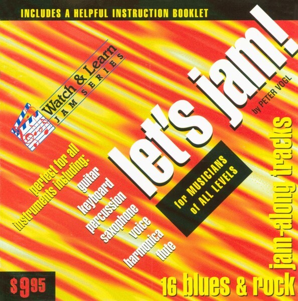 Let's Jam! CD Blues & Rock - Audio - By Peter Vogl Learn to Play Guitar ...
