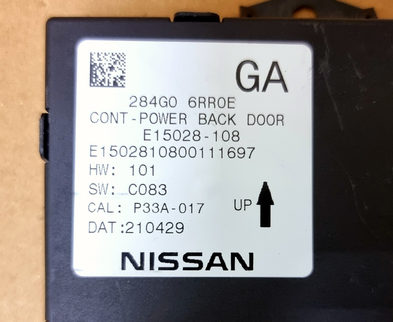 284G0-6RR0E Nissan Rogue 2021-2022 Power Tailgate Lift Control Module ...