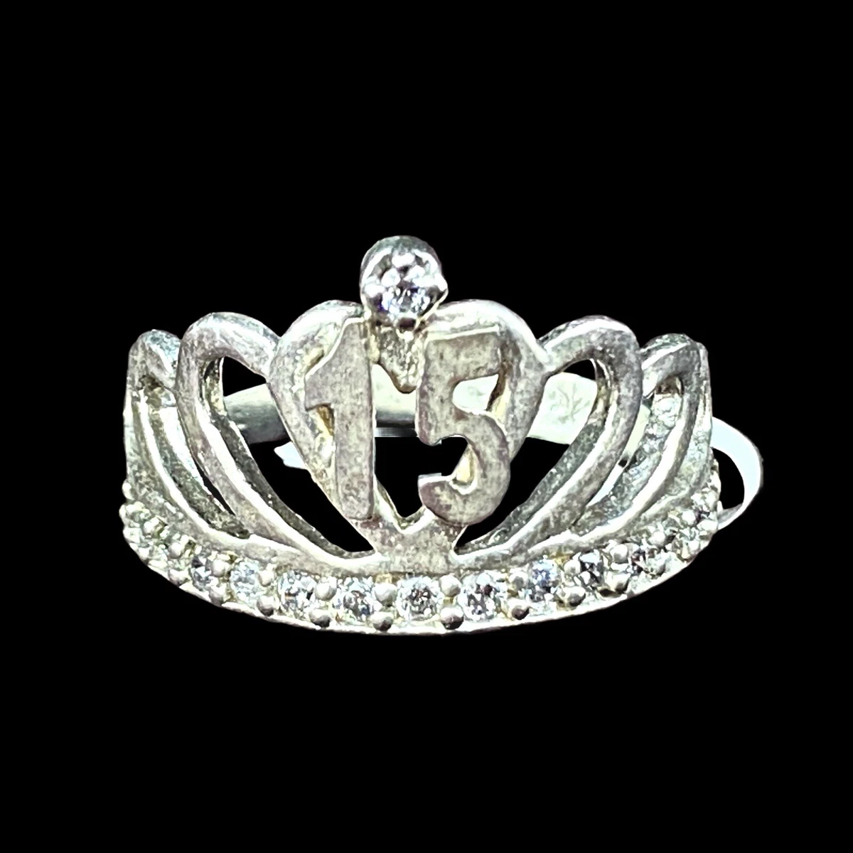 Silver Quinceanera Rings