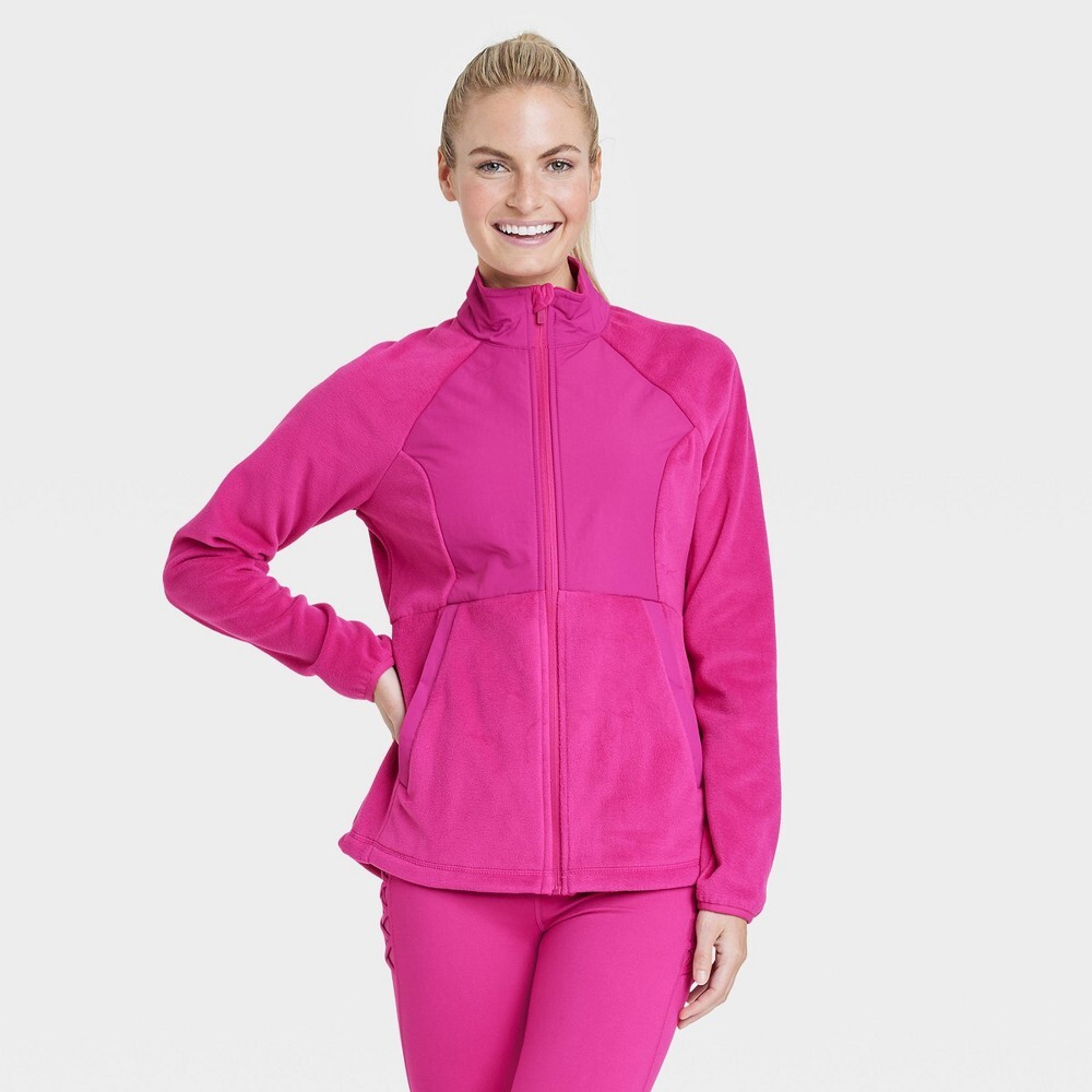 Women's Polartec Fleece Jacket - All in Motion Purple S | eBay