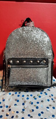 Victoria Secret Silver Bling Mini Backpack - New | eBay