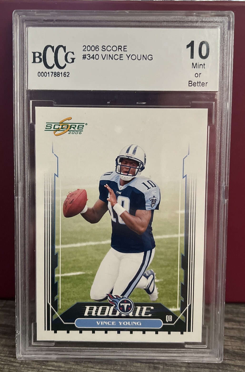 2006 Score #340 Vince Young ROOKIE Card GRADED BGS BCCG 10!! Titans | eBay