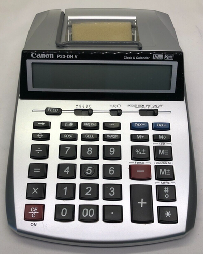 Canon P23-DH V Printing Calculator Tested Working | eBay