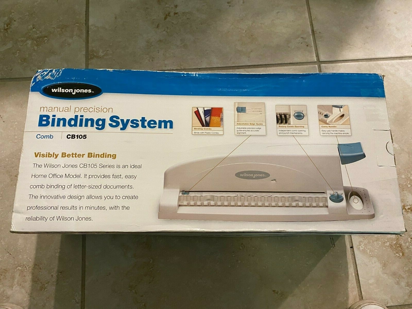 Wilson Jones CB105 Manual Personal Comb Precision Binding System for ...