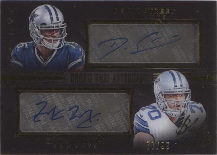 2014 Panini Black Gold - Rookie Dual Autograph Zack Martin, Devin ...