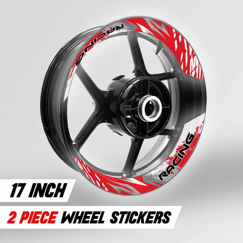 S02W Red 2-PIECE Rim Wheel Stickers For NC700 X 12 13 14 15 16 17 | eBay