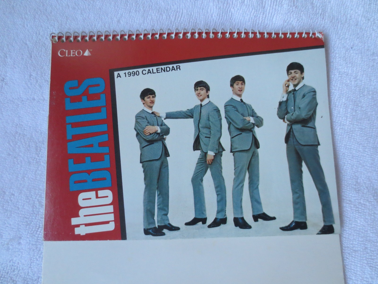 Beatles desktop standup 1990 Calendar - Cleo - Very Good Condition! No ...