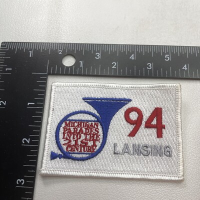Vtg 1994 MICHIGAN PARADES INTO THE 21st CENTURY Patch (Lansing MI) C23U ...