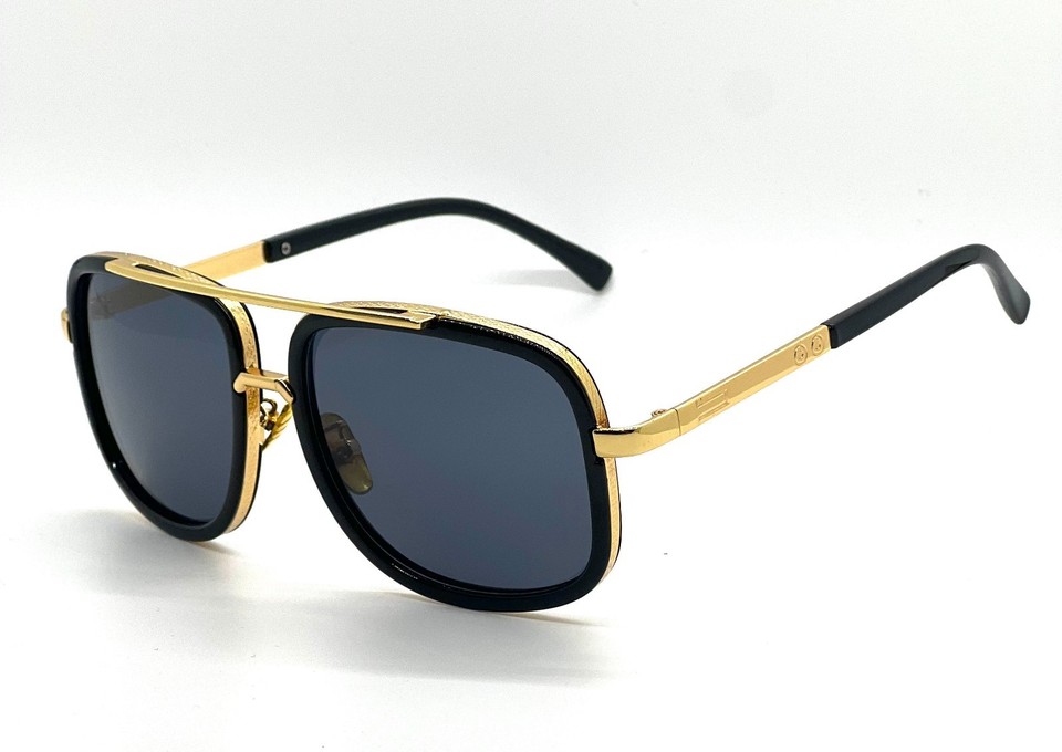 Men's Sunglasses Rapper New Oversize Fashion Square Women Designer Flat ...